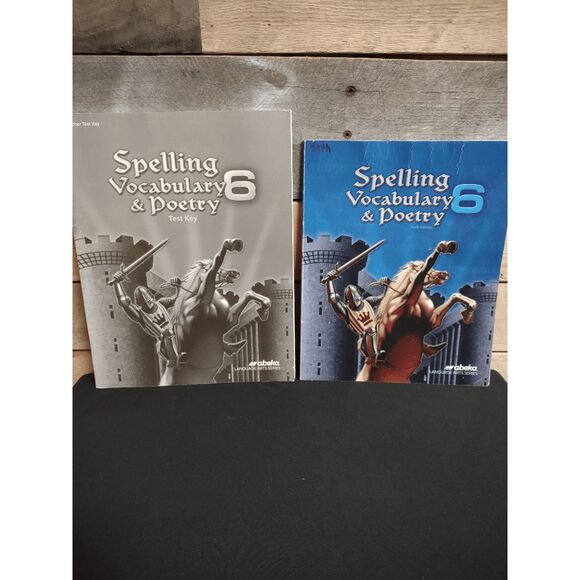 Abeka | Other | Spelling Vocabulary Poetry 6 6th Ed Abeka Workbook ...